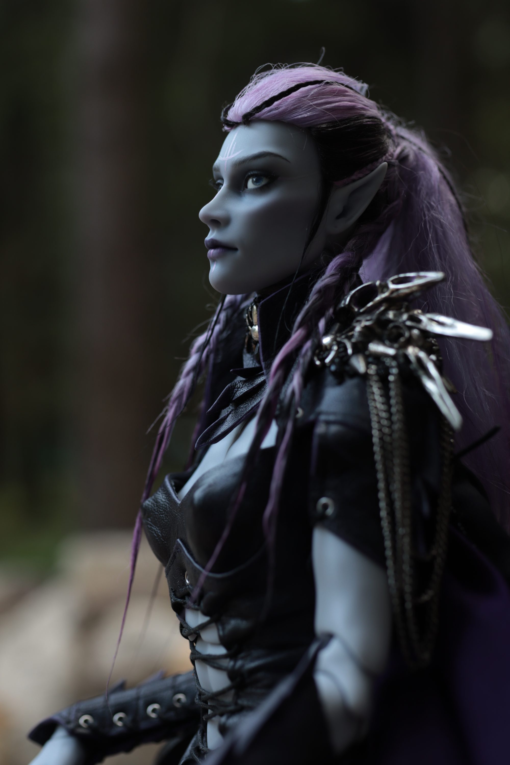 Dark elvian Queen - Amicus Dolls