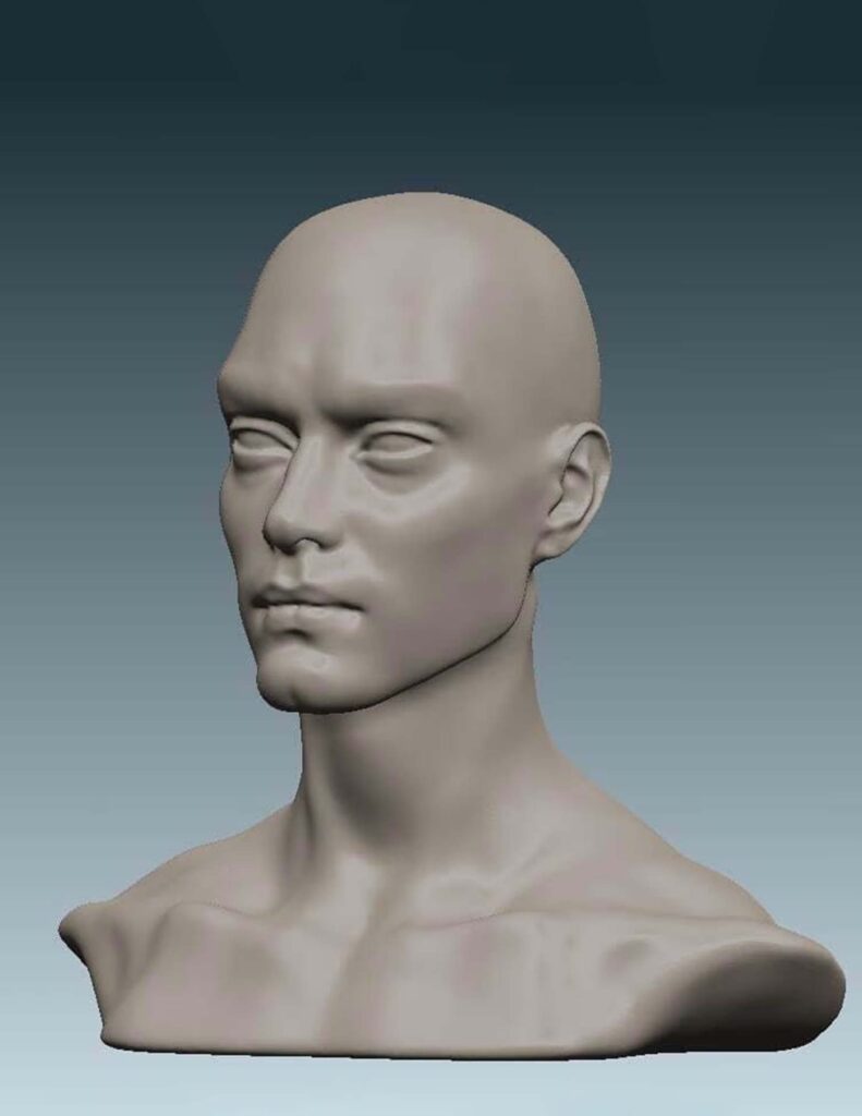 Urfin's 45/Phoenix 43 bust for creating wigs – Digital files - Amicus Dolls